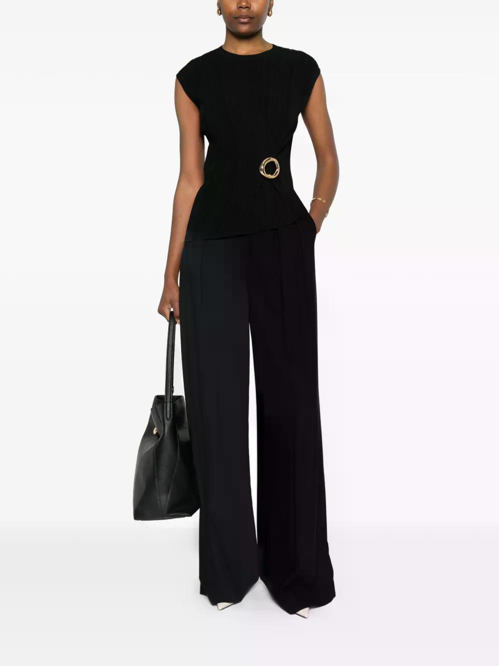 JOSEPH Knit Asymmetric-Hem Top