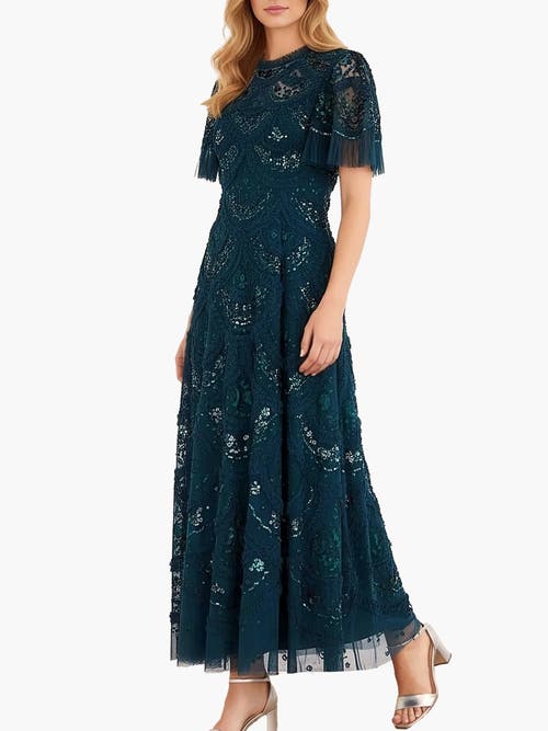 NEEDLE & THREAD Carmen Ruffle Maxi Gown