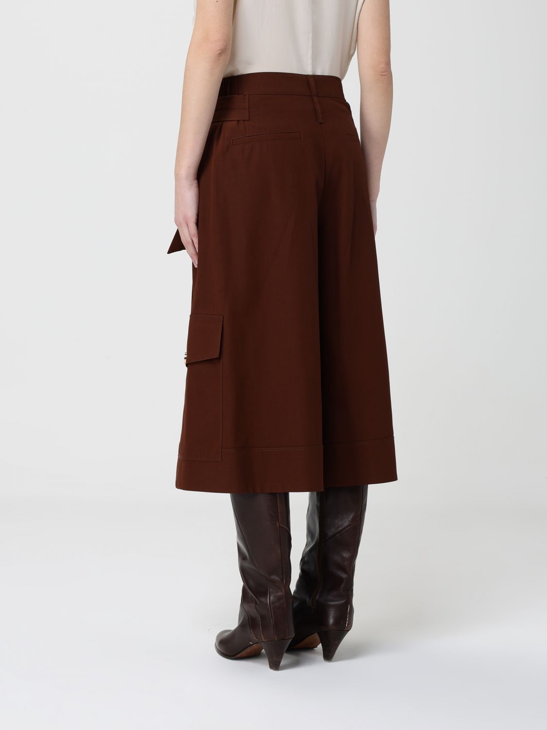 PINKO Pinko Cotton Twill Bermuda Shorts with Belt