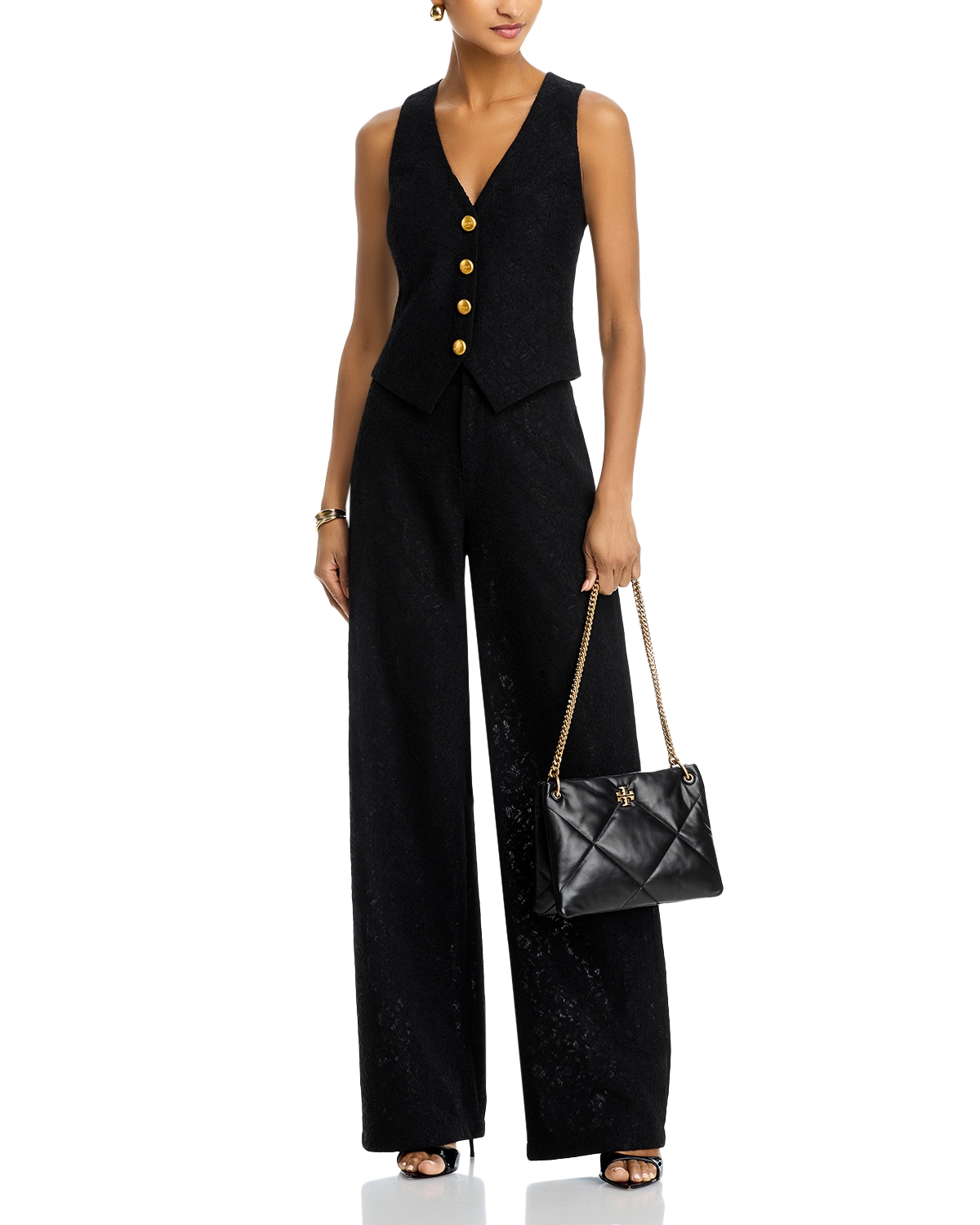 L'AGENCE L'agence Livvy Lace Straight Leg Pants