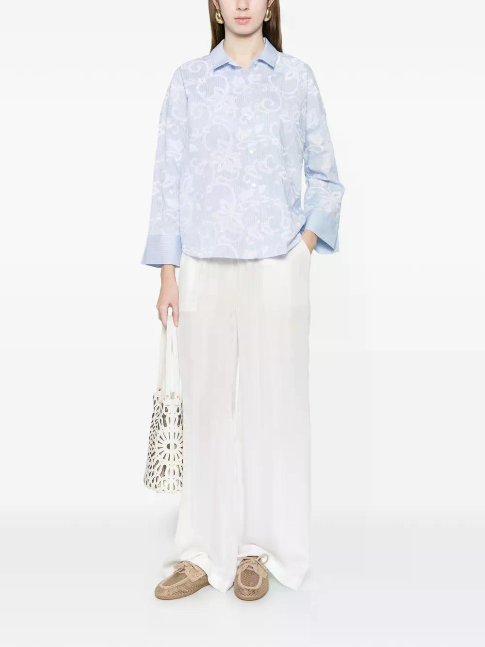P.A.R.O.S.H Drawstring Wide Leg Trousers