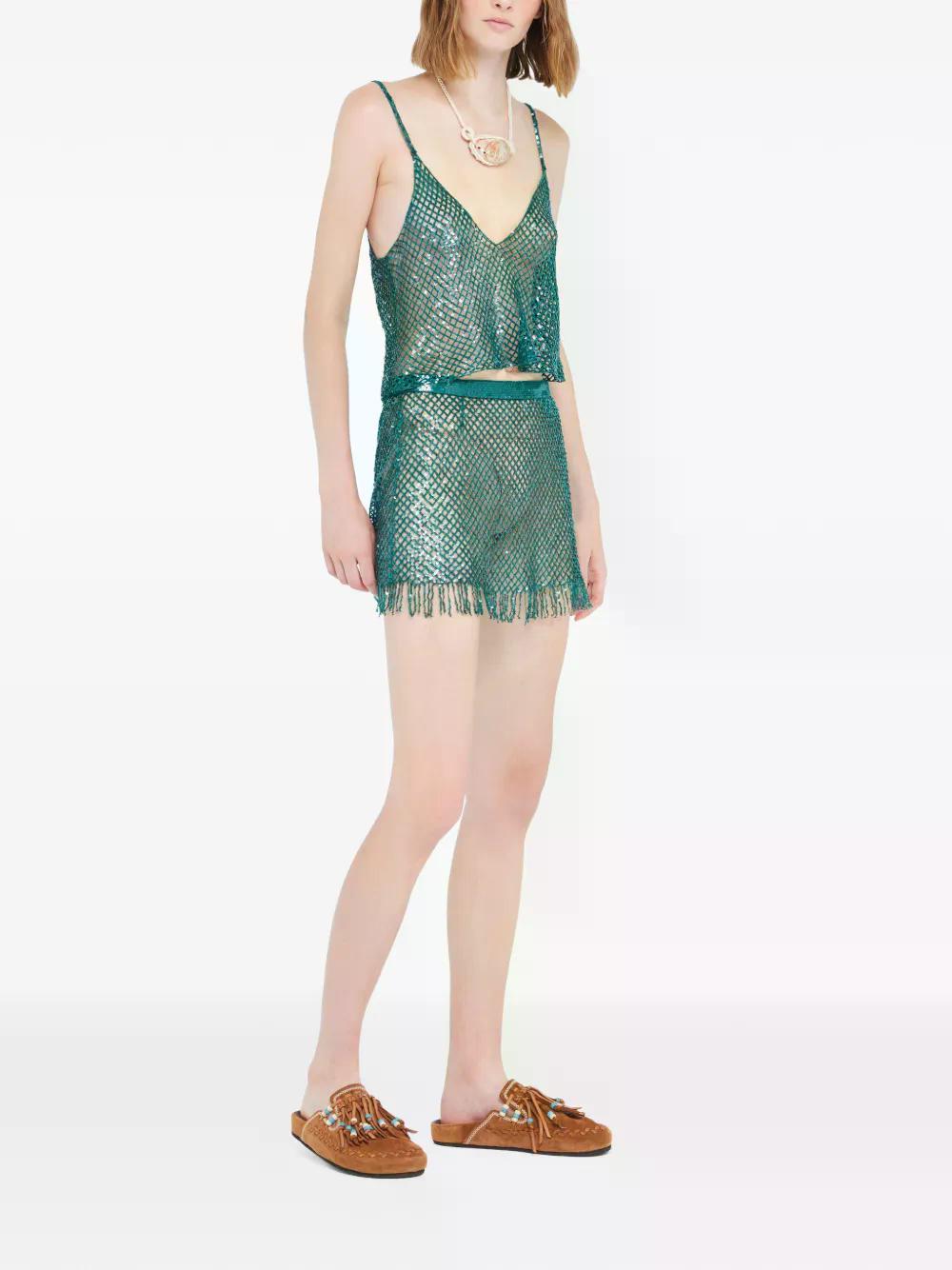 ALANUI Fringed Mini Skirt