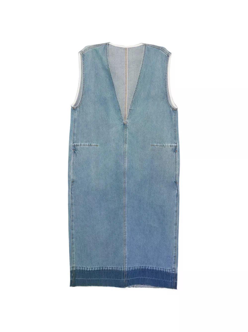 B+AB Frayed-Edge Mini Dress