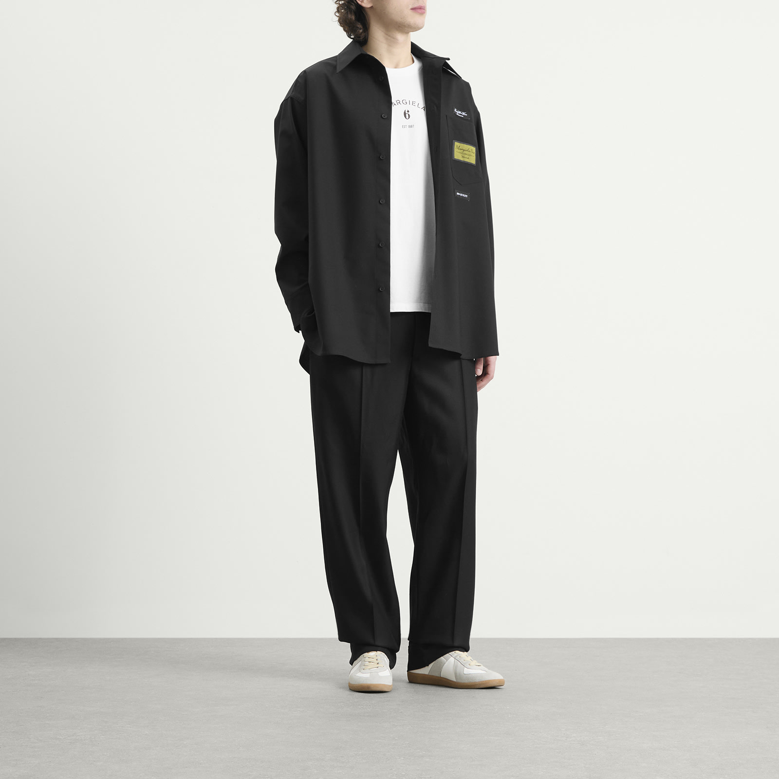 MAISON MARGIELA wool blend tailored shirt