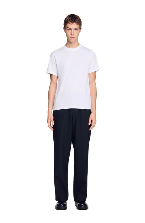 SANDRO t-shirt with double s patch