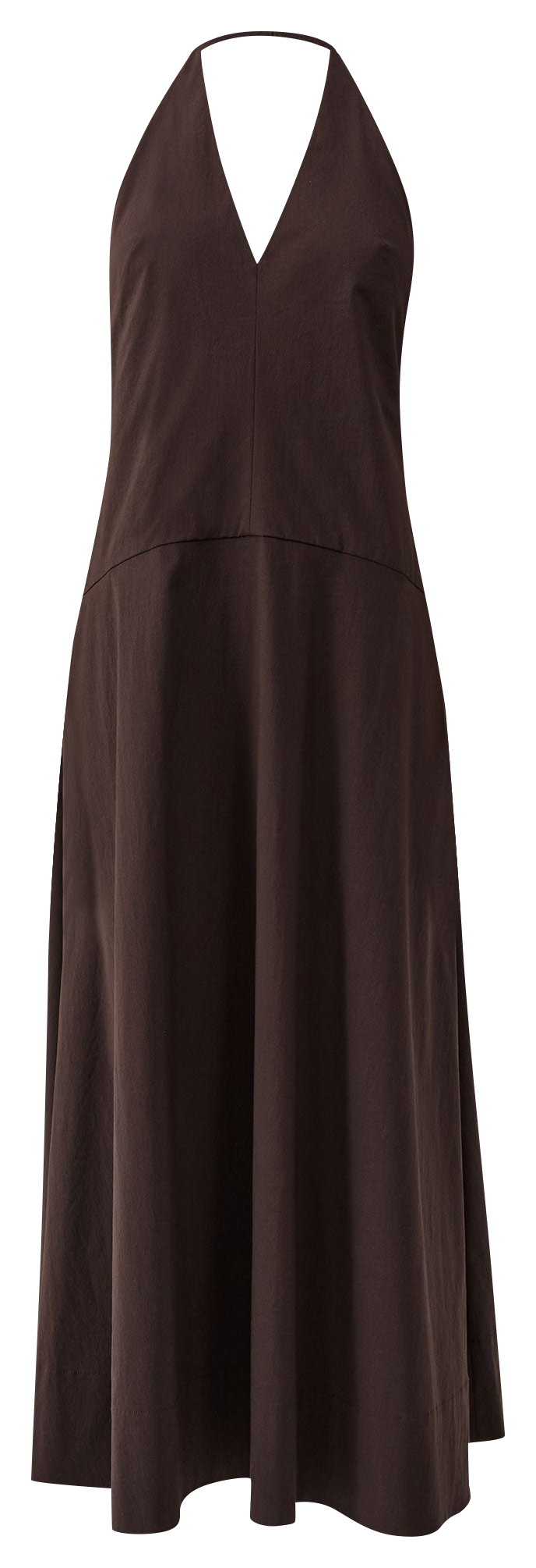 ST. AGNI St Agni Halter Plunge Dress
