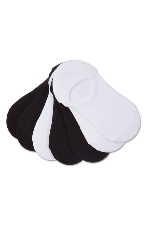 MEMOI 7-Pair No Show Sneaker Liner Socks