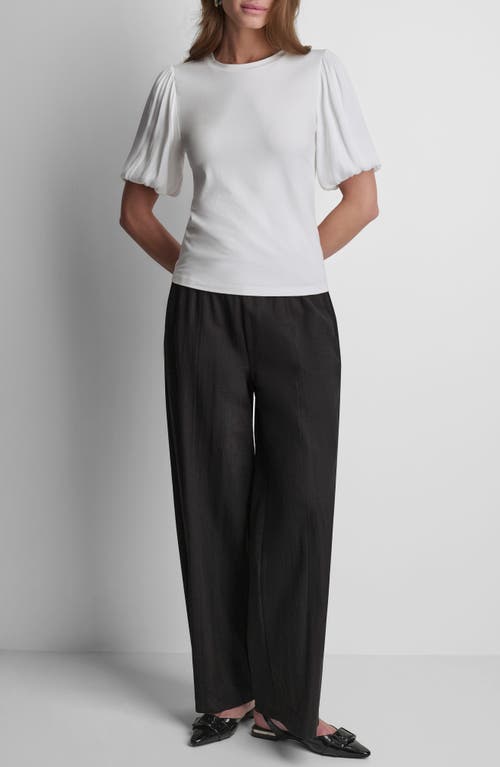DKNY Mixed Media Top