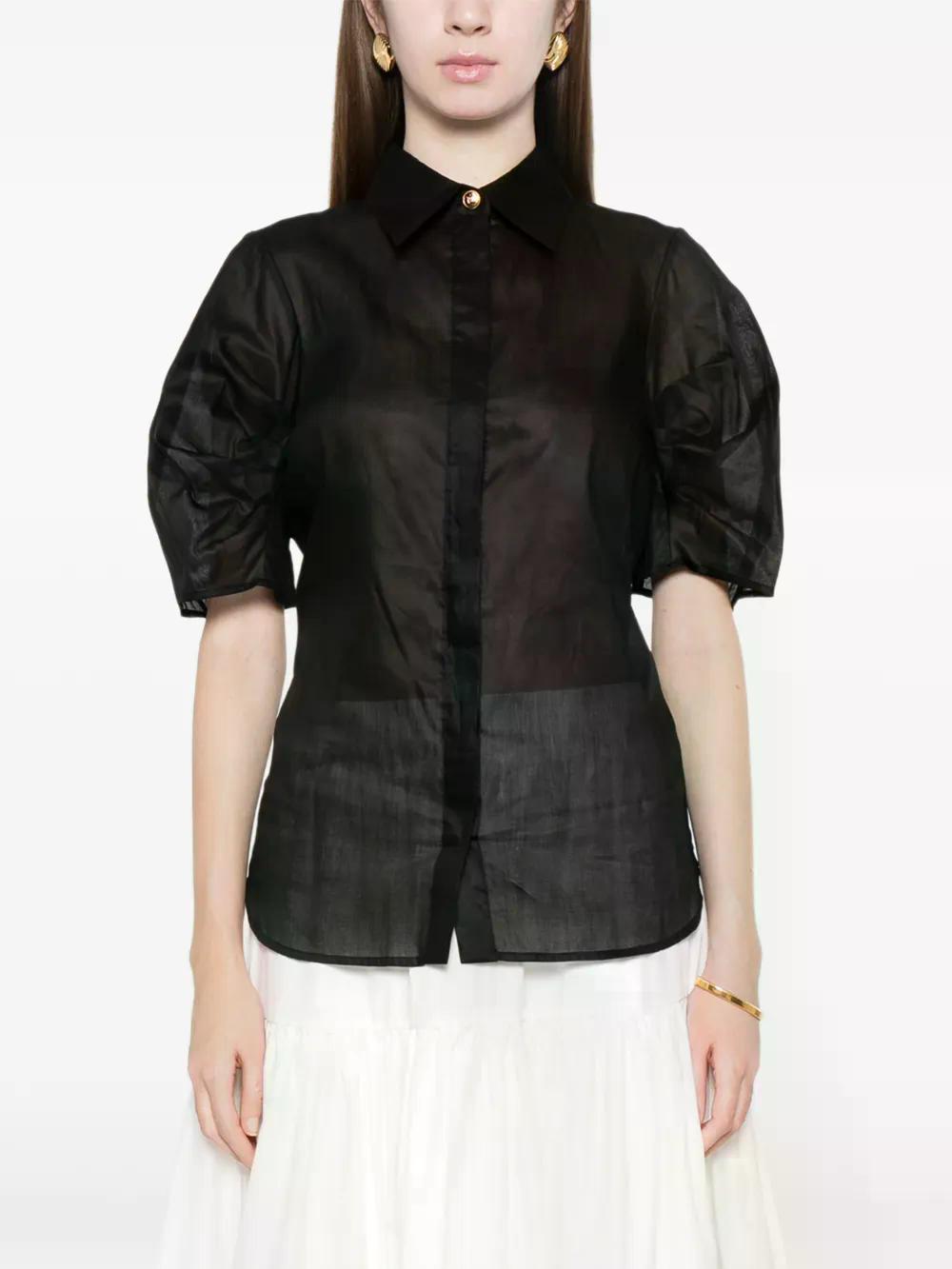 ELISABETTA FRANCHI Puff-Sleeve Shirt