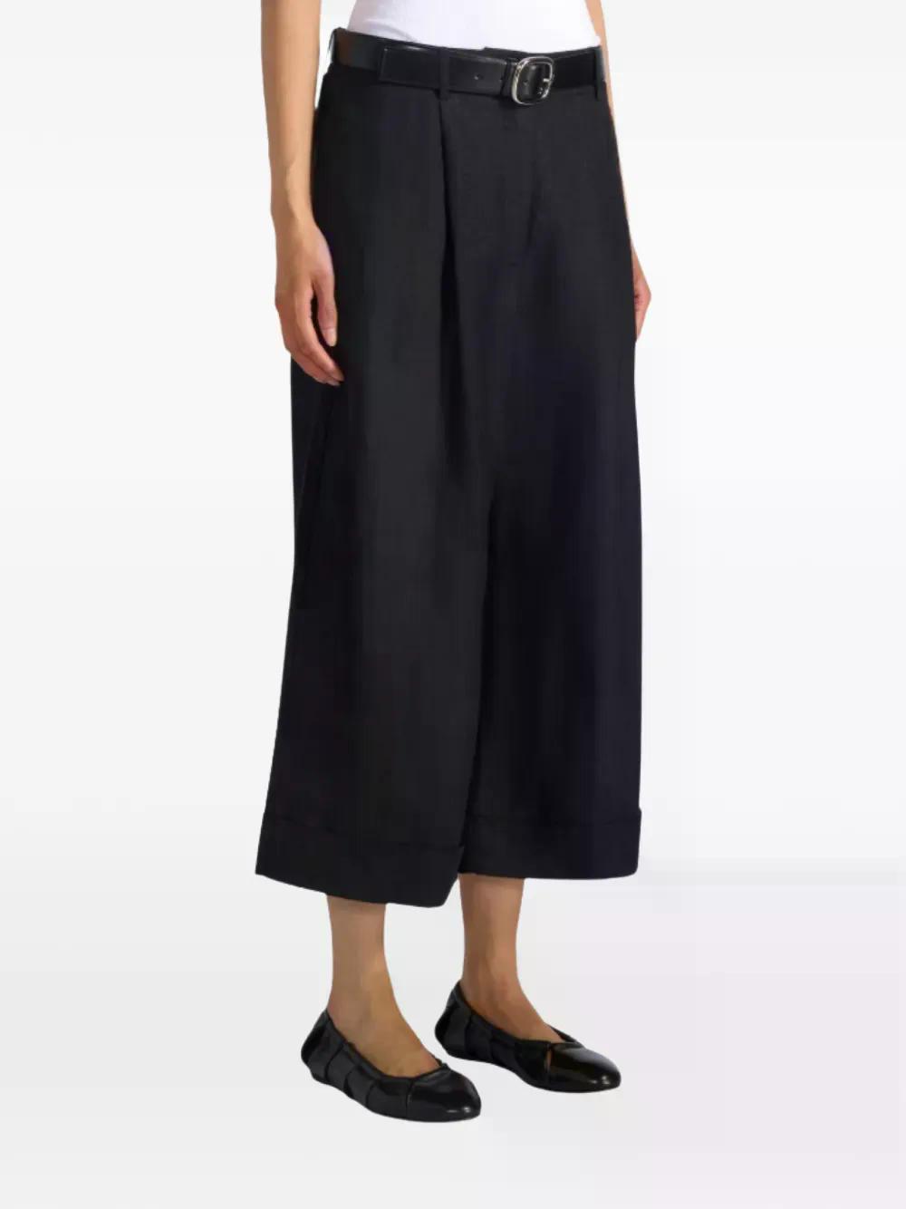 LIVIANA CONTI Cuffed-Hem Trousers
