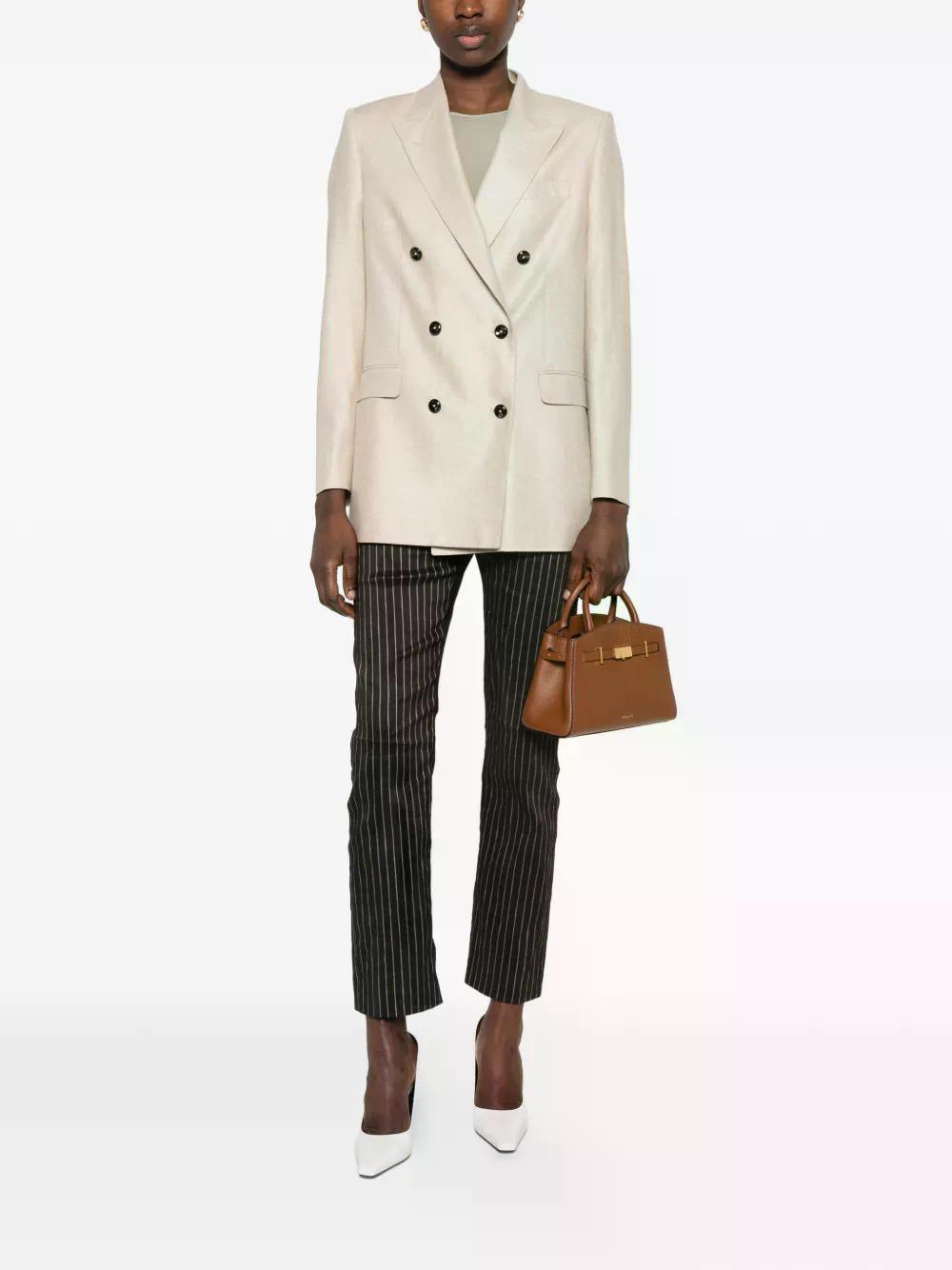TAGLIATORE Double-Breasted Blazer with Flap-Pockets