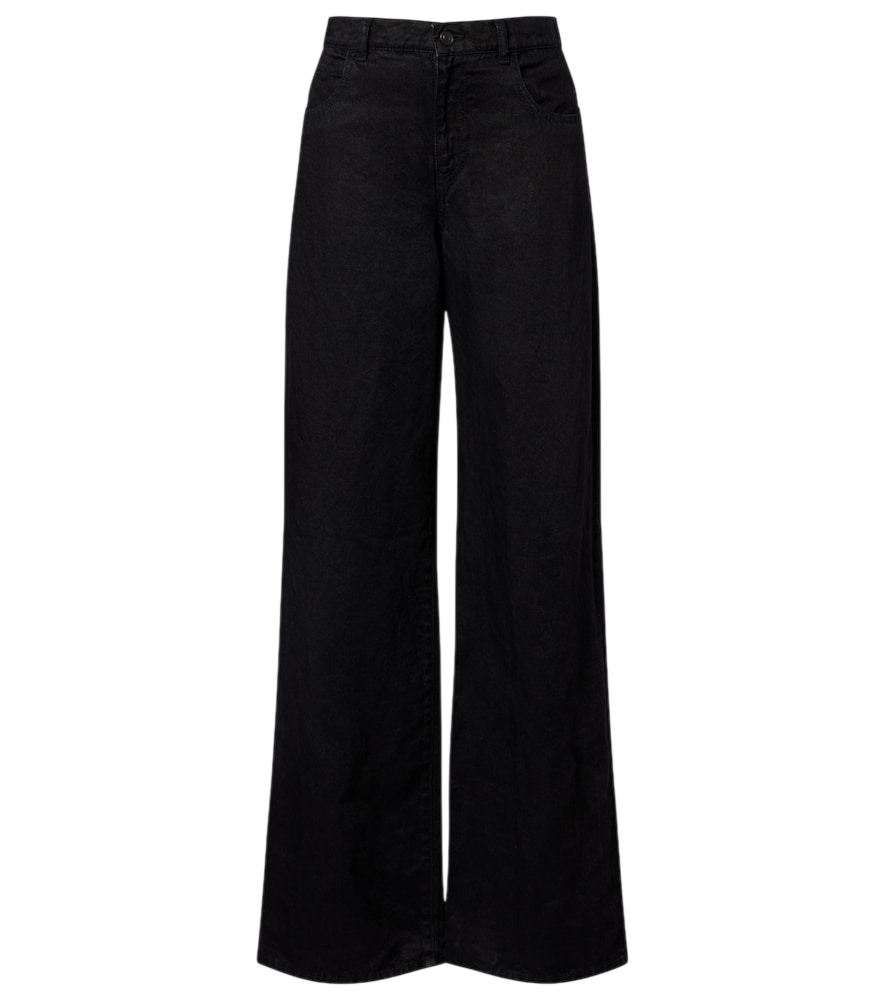 THE ROW The Row Eglitta Linen Wide-Leg Jeans