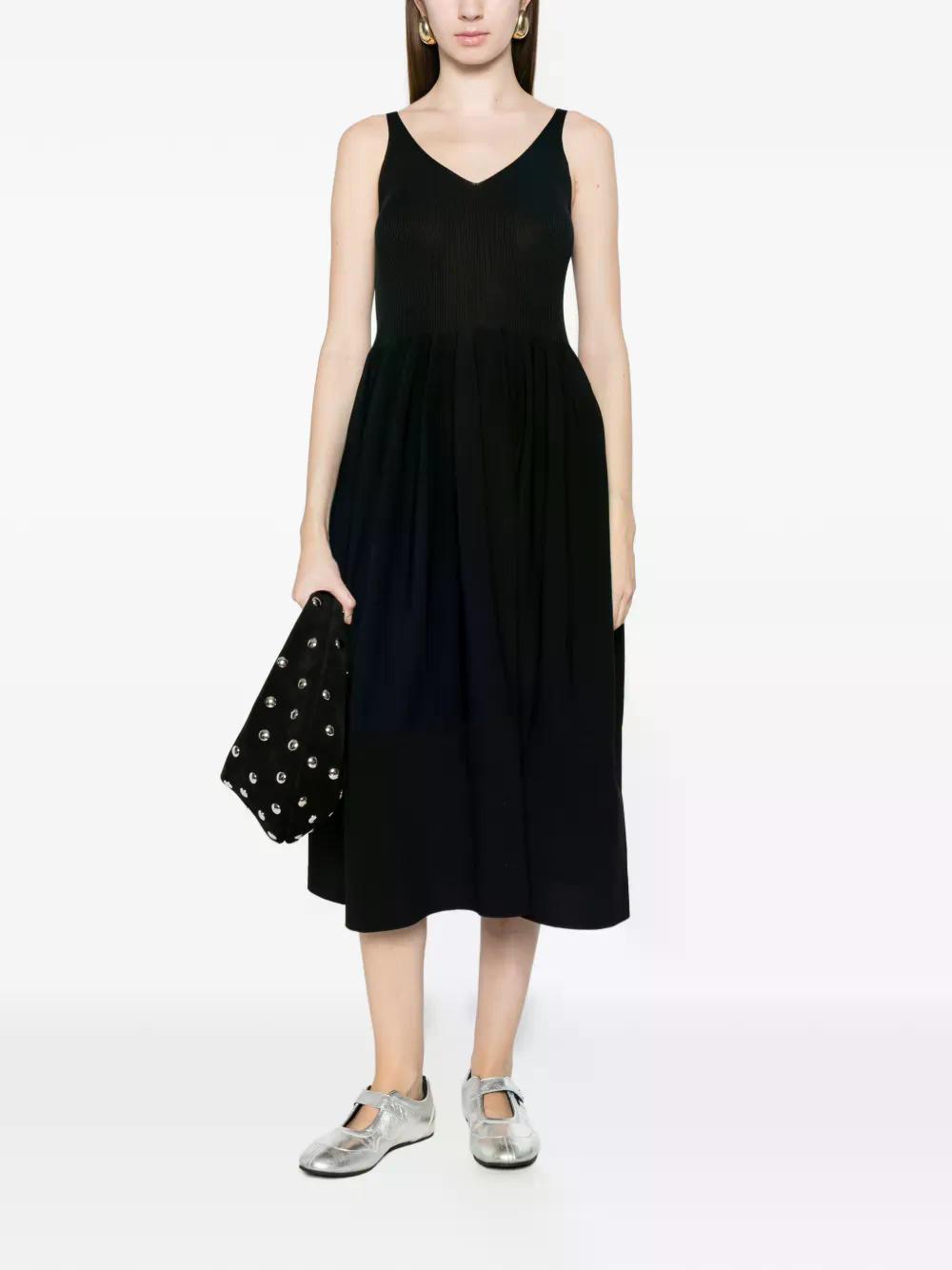 CFCL Rivulet V-Neck Midi Dress