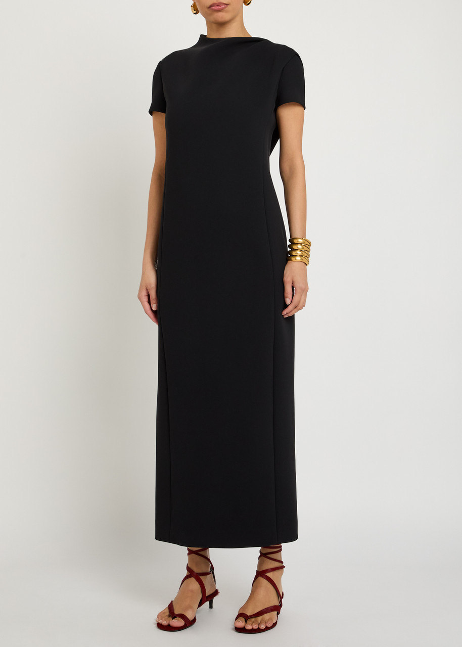KHAITE Iryl Open-Back Crepe Dress