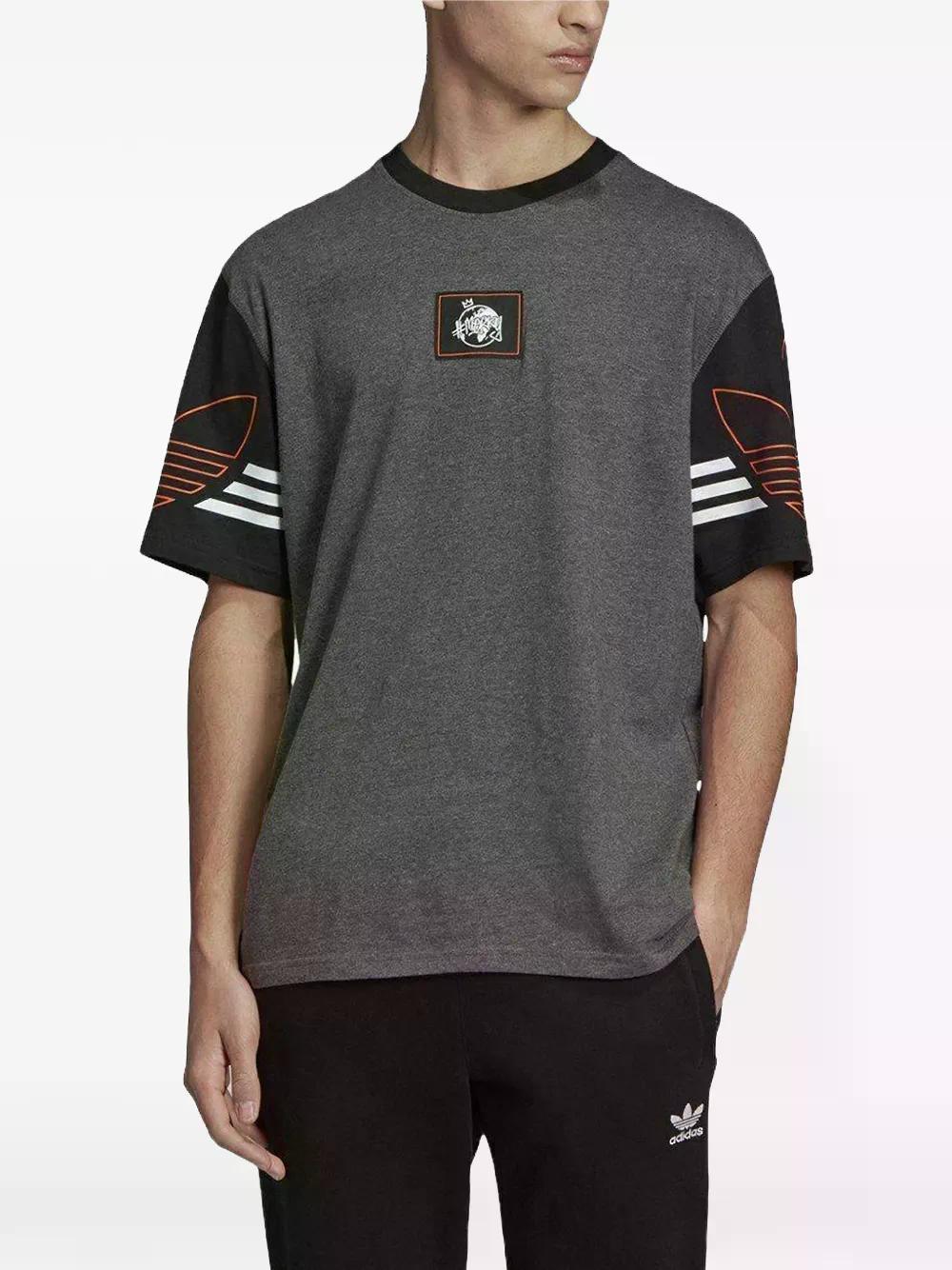 ADIDAS colourblock sprt t-shirt