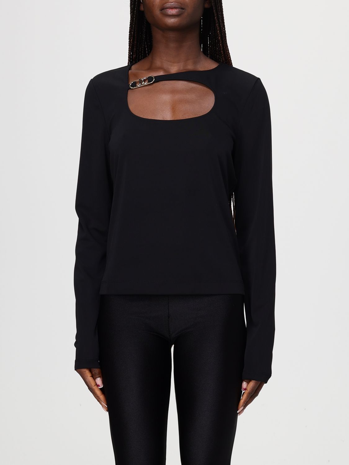 JUST CAVALLI Just Cavalli Cut-Out Long Sleeve Top