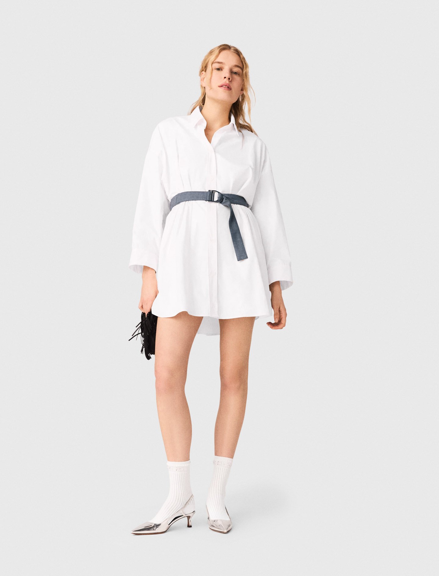 knit polo dresses FRAME Women's The Knit POLO Dress | NAVY | Wool main image 1