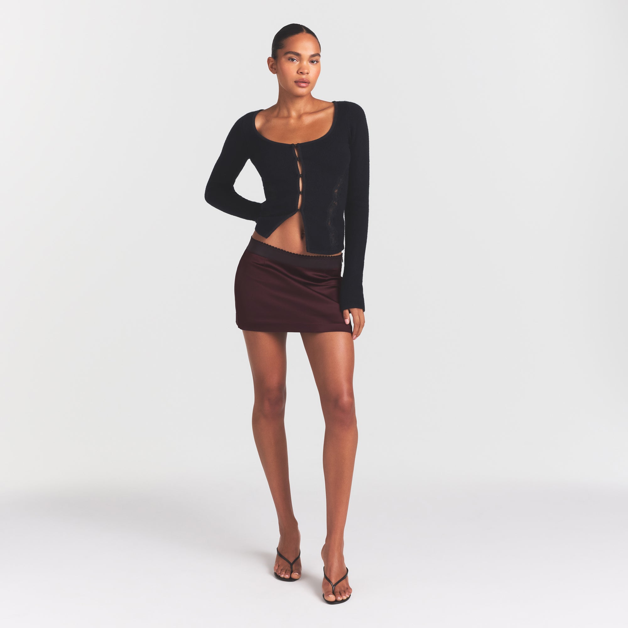 SKIMS Mini Satin Skirt