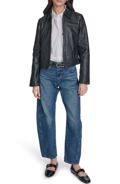 LEVI'S Leather Zip Jacket