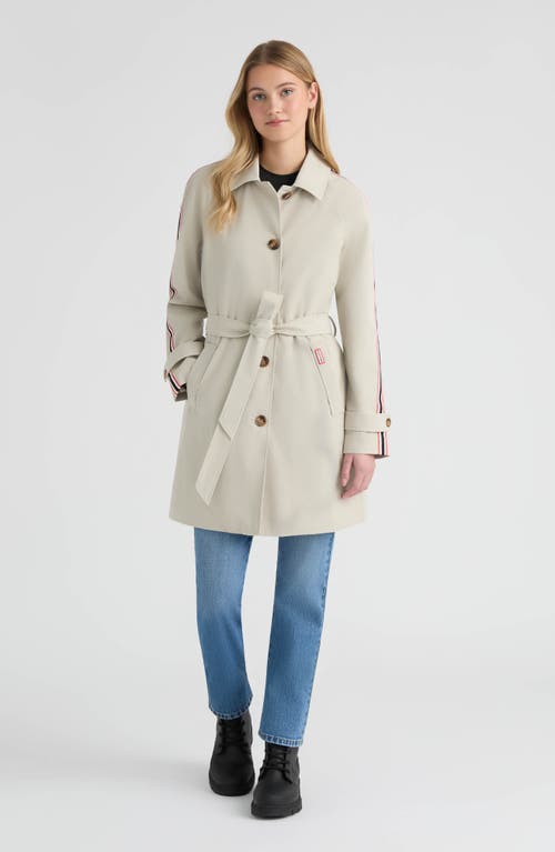 HUNTER Stripe Sleeve Trench Coat