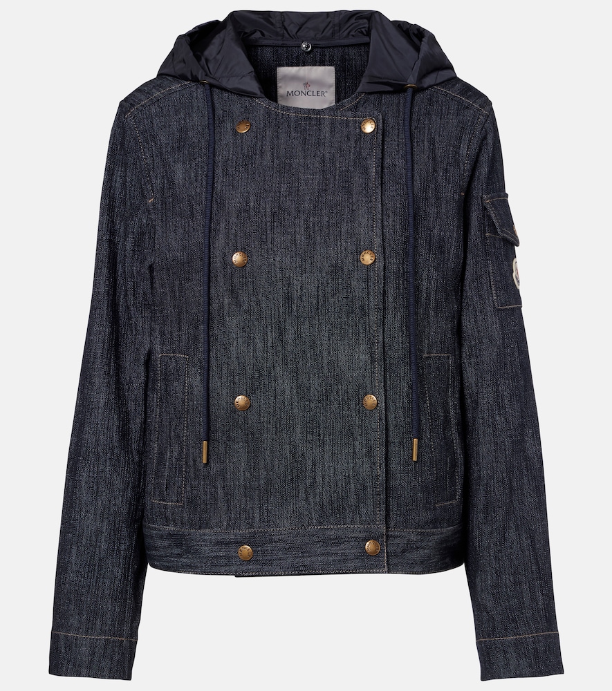 MONCLER Diervilla Double-Breasted Denim Jacket