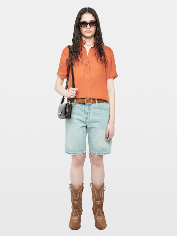 ZADIG&VOLTAIRE Zadig&Voltaire Jacquard Satin Top