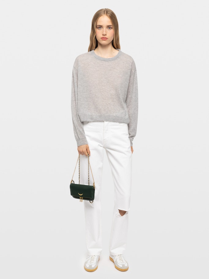 ZADIG&VOLTAIRE Zadig&Voltaire Rock Mini Clutch in Grained Leather