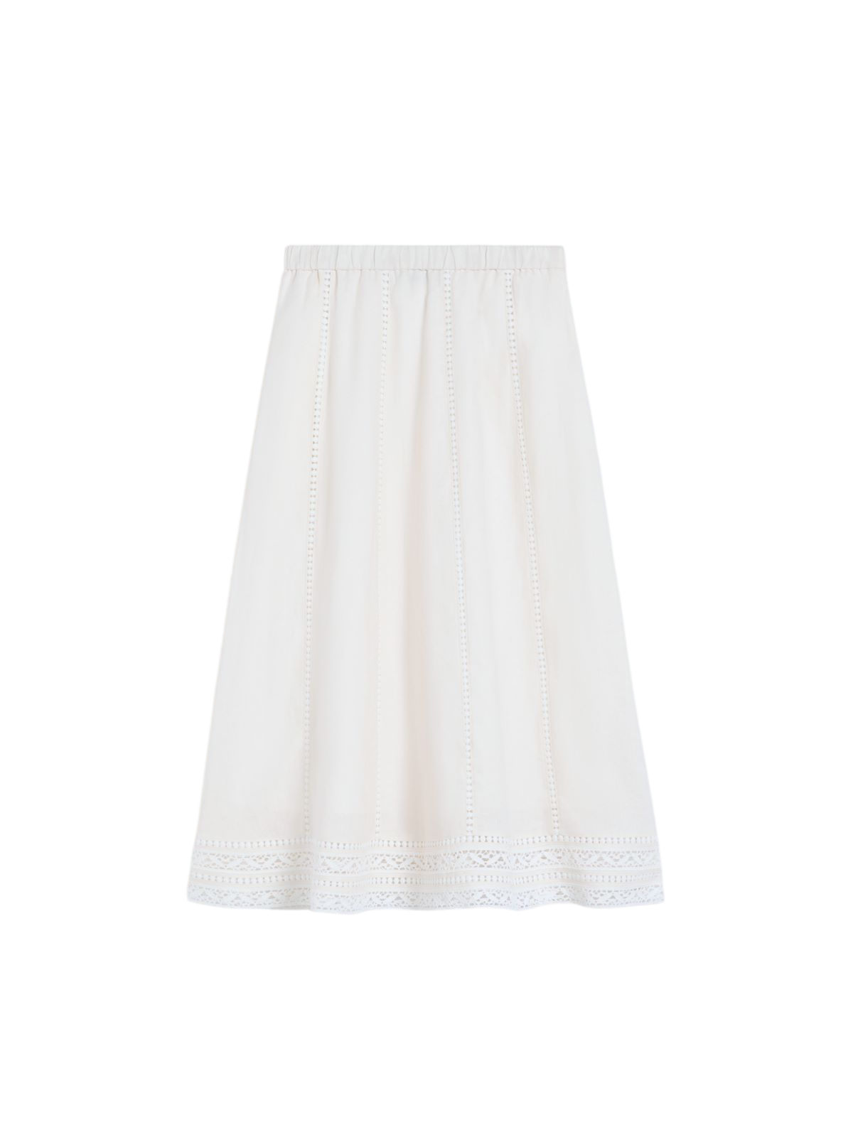 MAX MARA Linen Canvas and Stretch Jersey Top