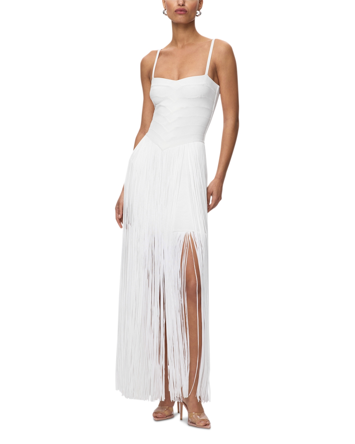 HERVE LEGER Ember Ankle-Length Bandage Dress