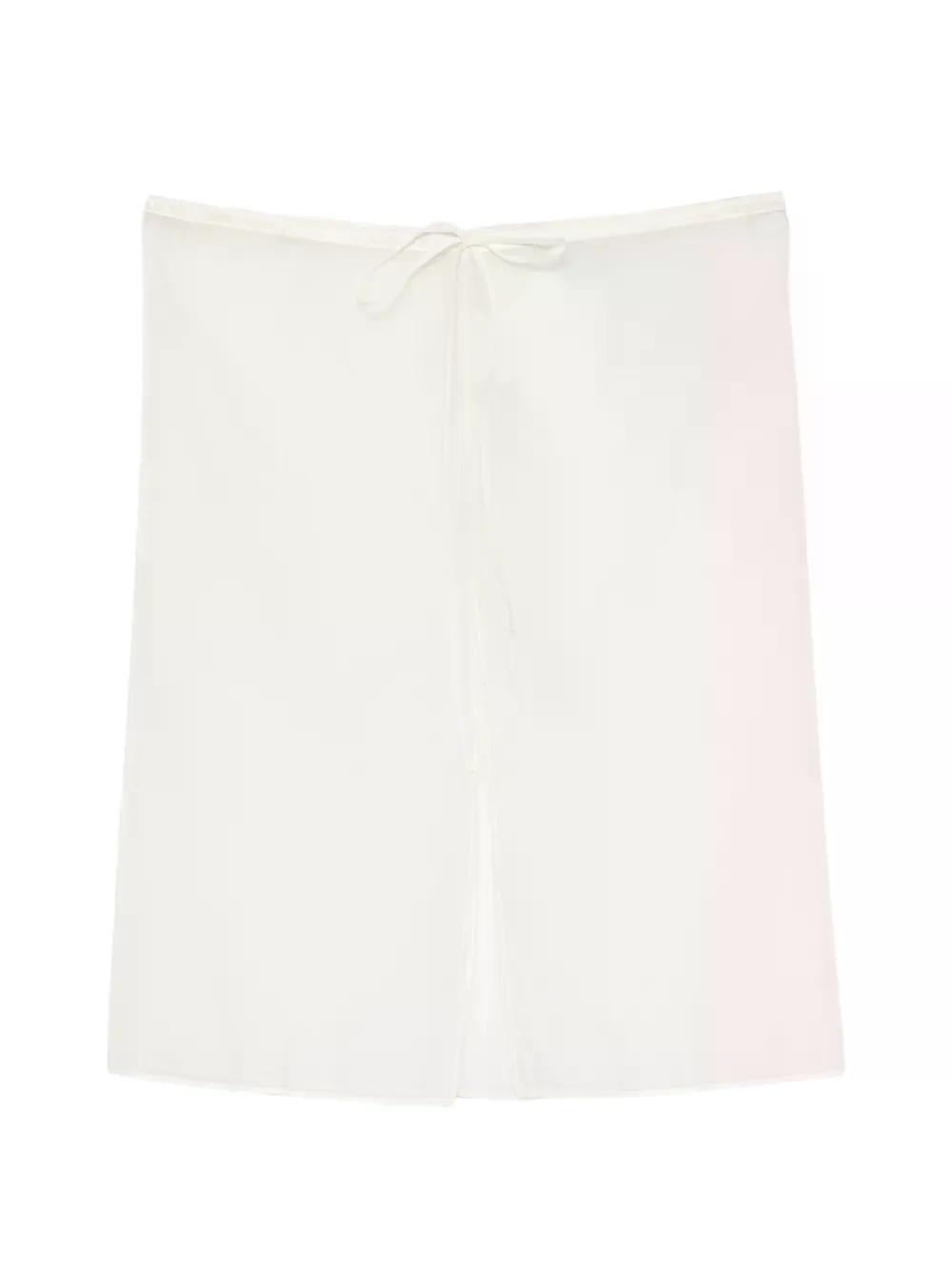 DUNST Midi Skirt with Drawstring