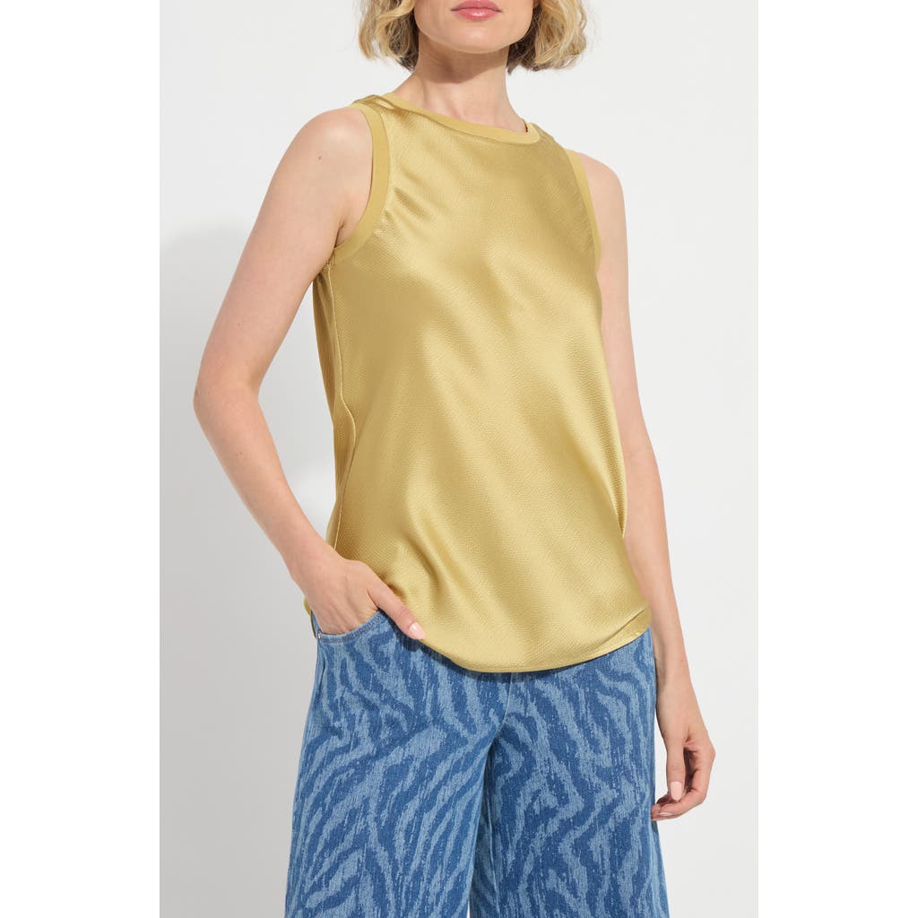 LYSSÉ Akemi Mixed Media Tank Top