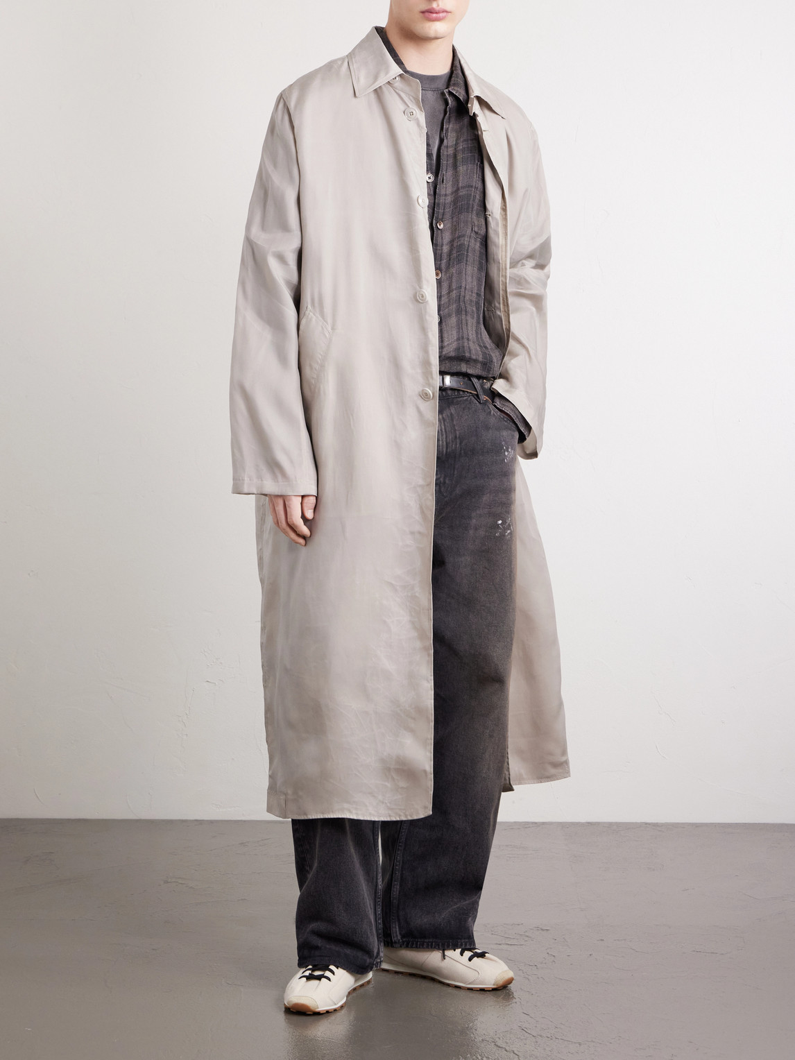 OUR LEGACY Our Legacy Waxed-Twill Trench Coat