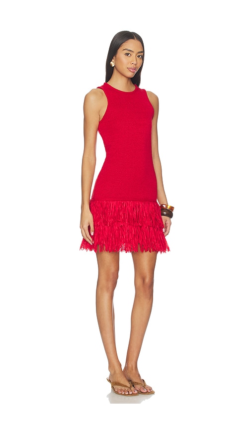 SAYLOR SAYLOR Knit Dress with Frayed Hem