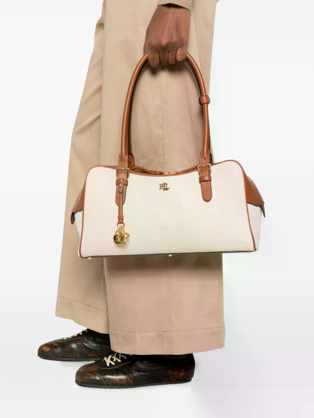 RALPH LAUREN Lauren Ralph Lauren Buckle Charm Tote Bag