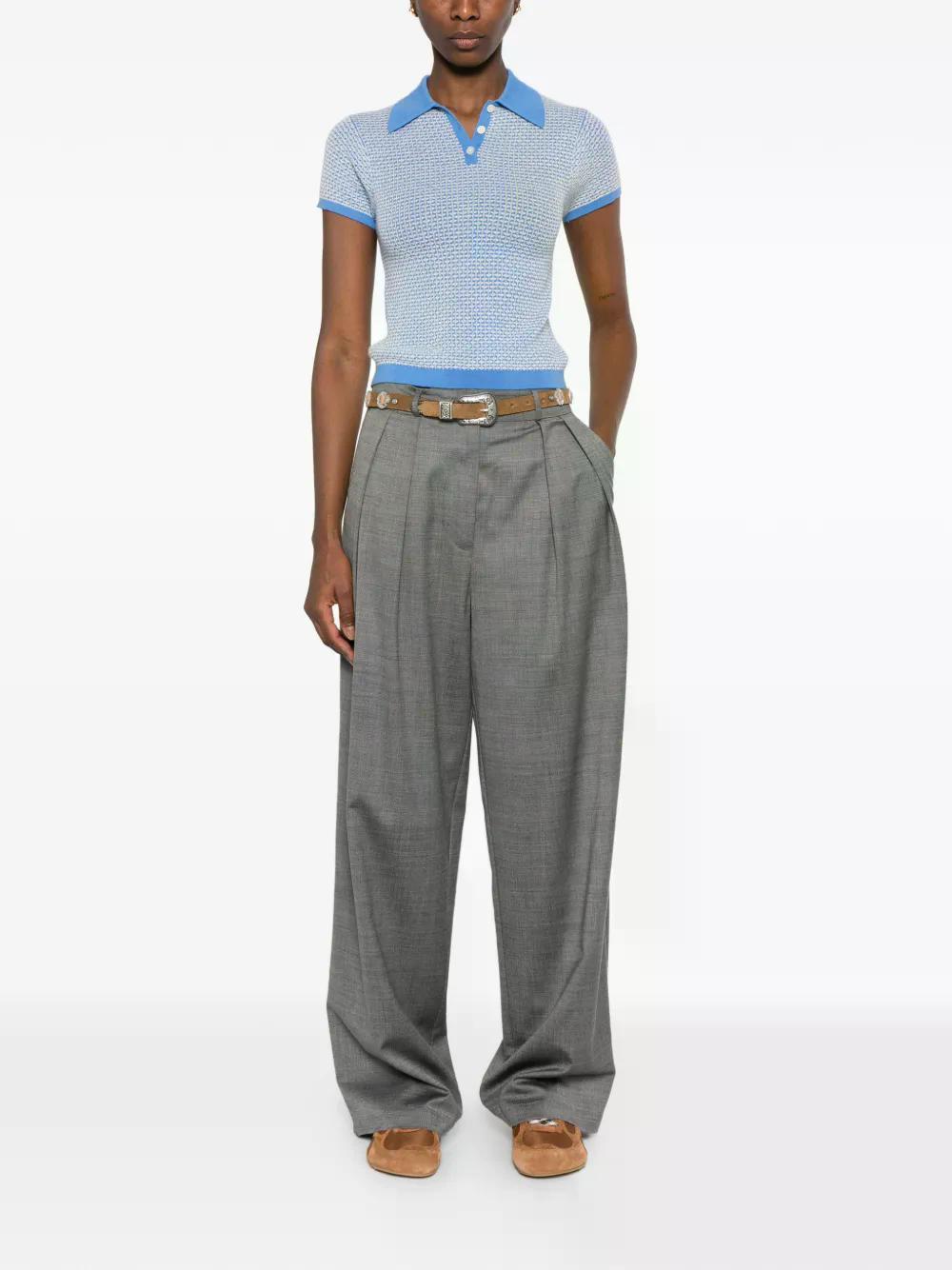 GUEST IN RESIDENCE Guest In Residence Shrunken Cashmere Polo Shirt