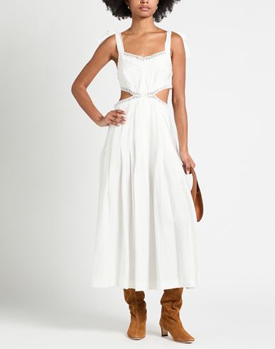 Diesel Flared Midi Dress With Lace In Blue - 68% Off | Editorialist Diesel Flared Midi Dress With Lace In Blue - 68% Off | Editorialist