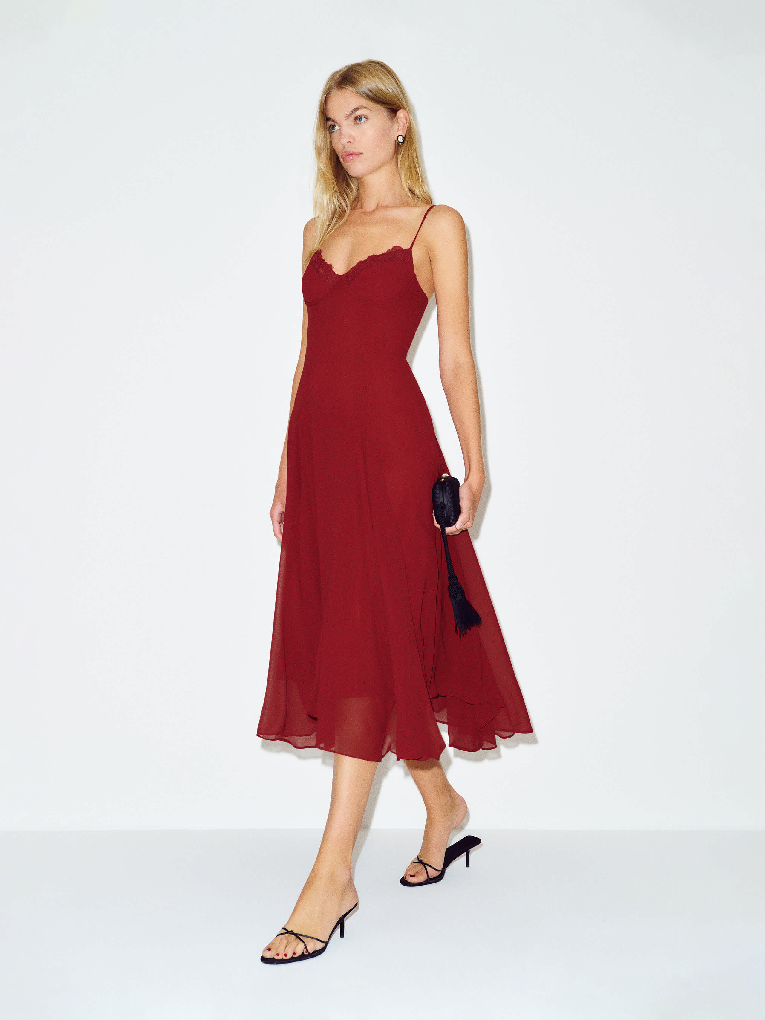 Reformation Prim Linen Midi Dress In White - 40% Off | Editorialist Reformation Prim Linen Midi Dress In White - 40% Off | Editorialist