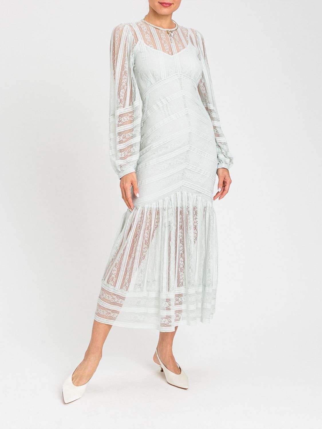 TWINSET Twinset Lace Midi Dress