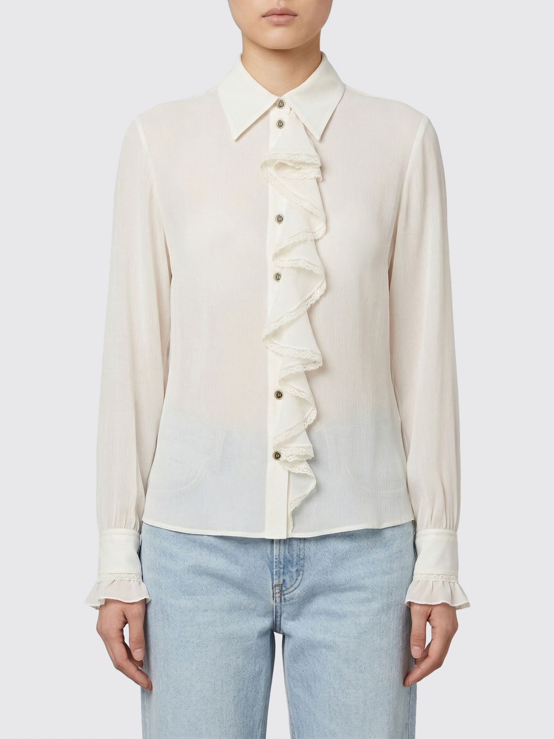 ALBERTA FERRETTI Alberta Ferretti Ruffled Shirt