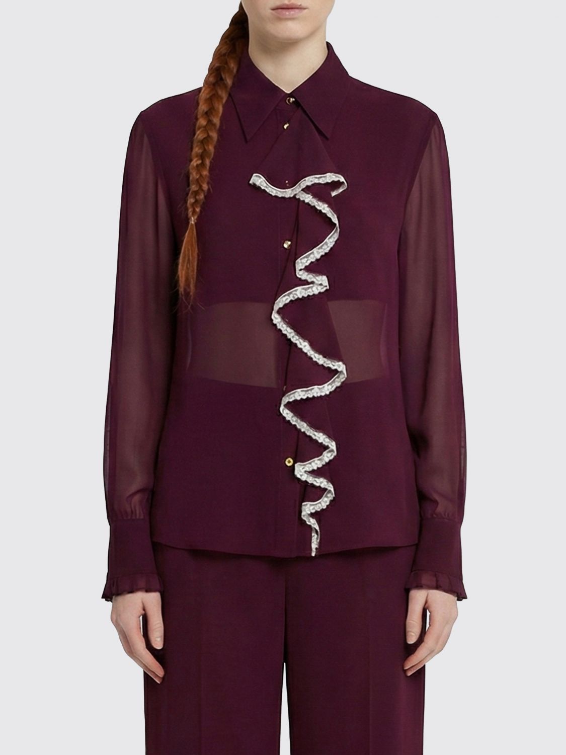 ALBERTA FERRETTI Alberta Ferretti Ruffled Shirt