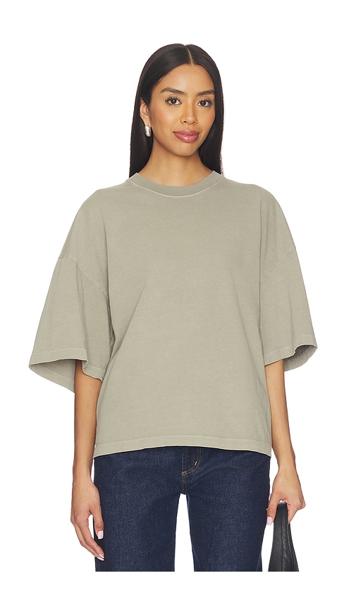 AGOLDE AGOLDE Ellery Tee Shirt with Lace-Up Detail