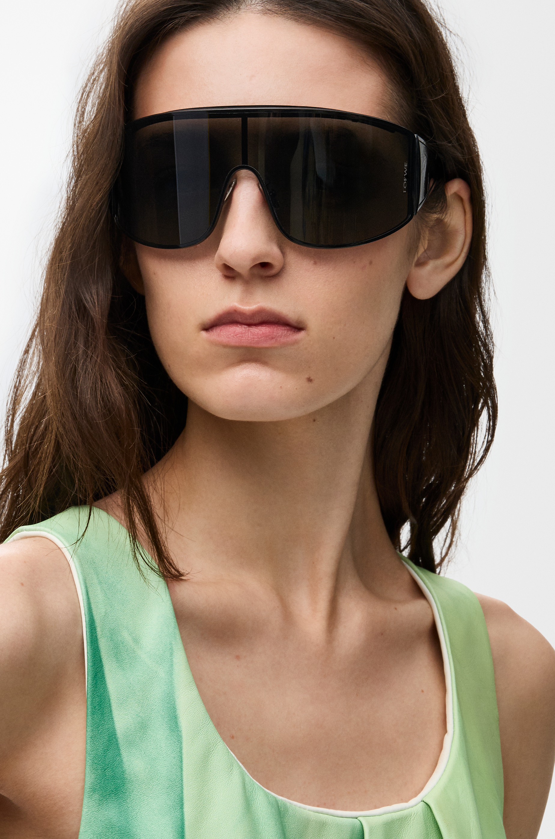 Alo Yoga Speed Sunglasses - Green Glow Mirror/Green Glow