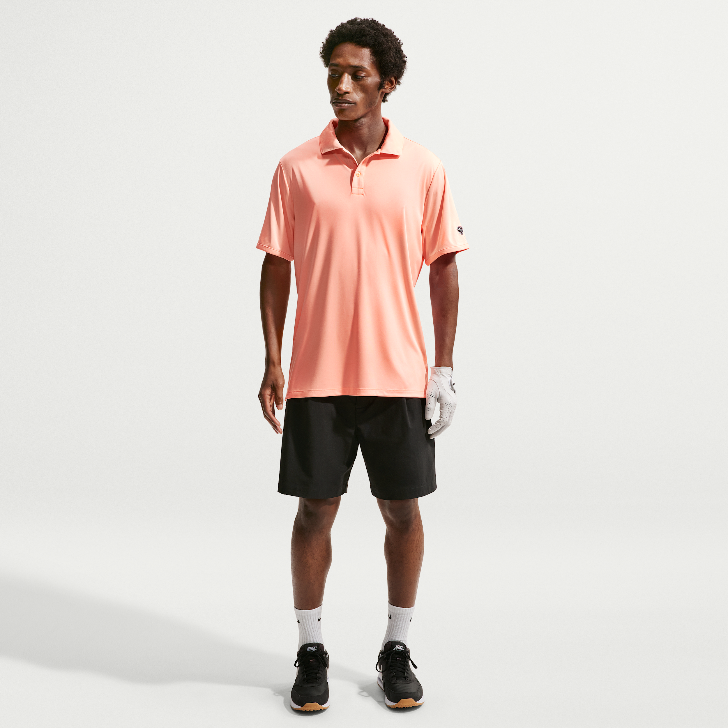 NIKE men's par dri-fit golf polo