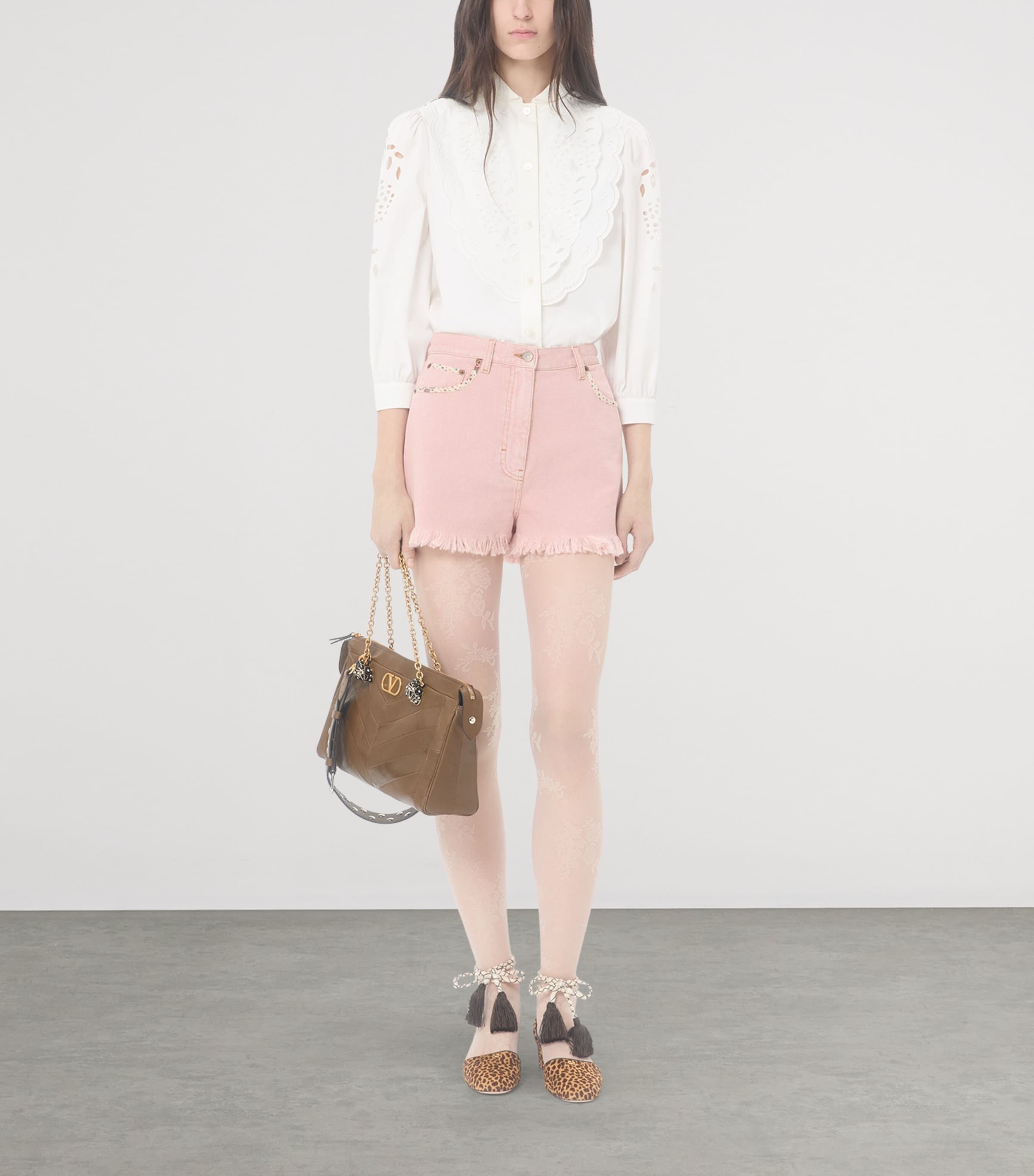 VALENTINO Cotton Cut-Out Shirt