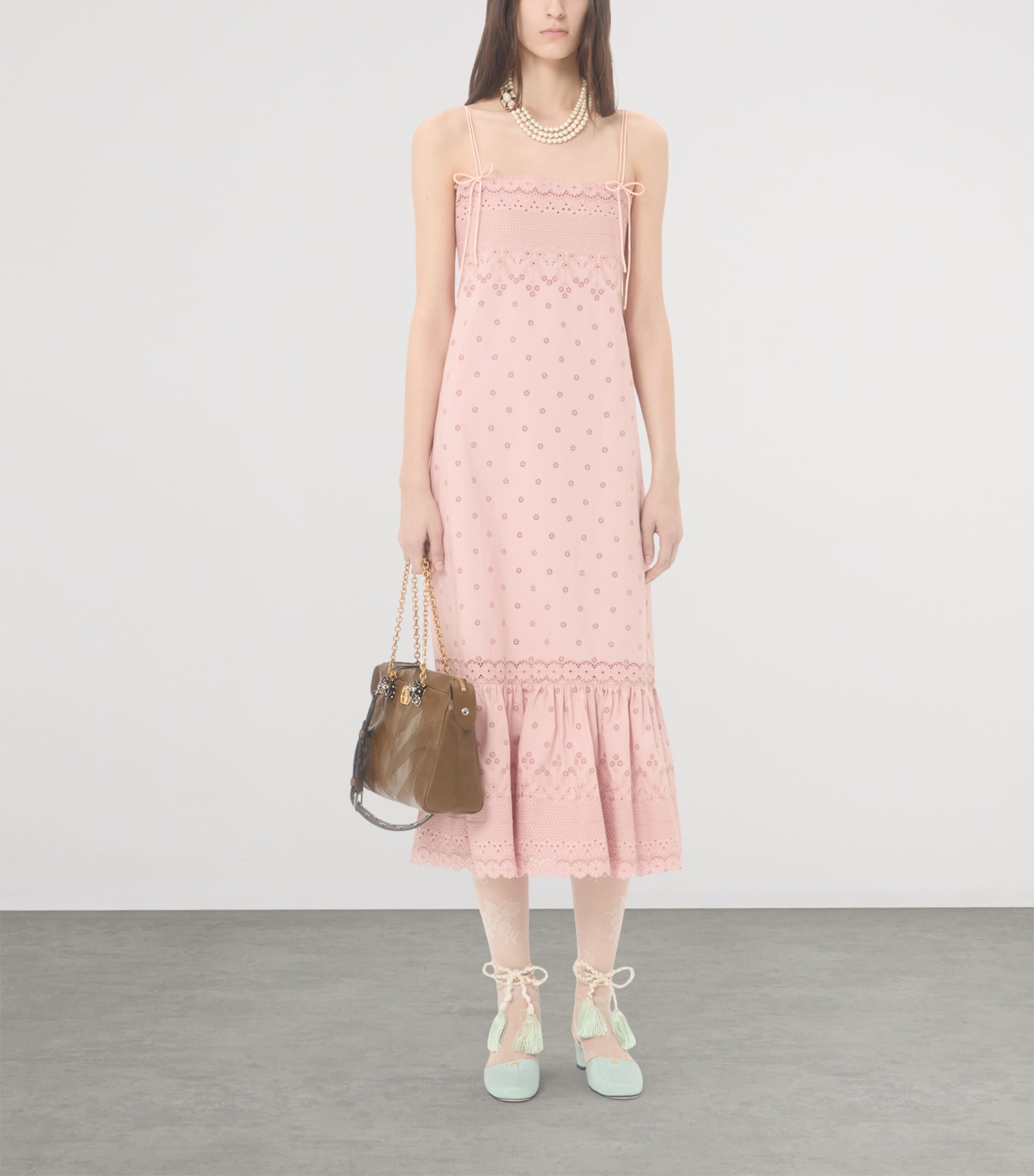 VALENTINO Cotton Midi Dress