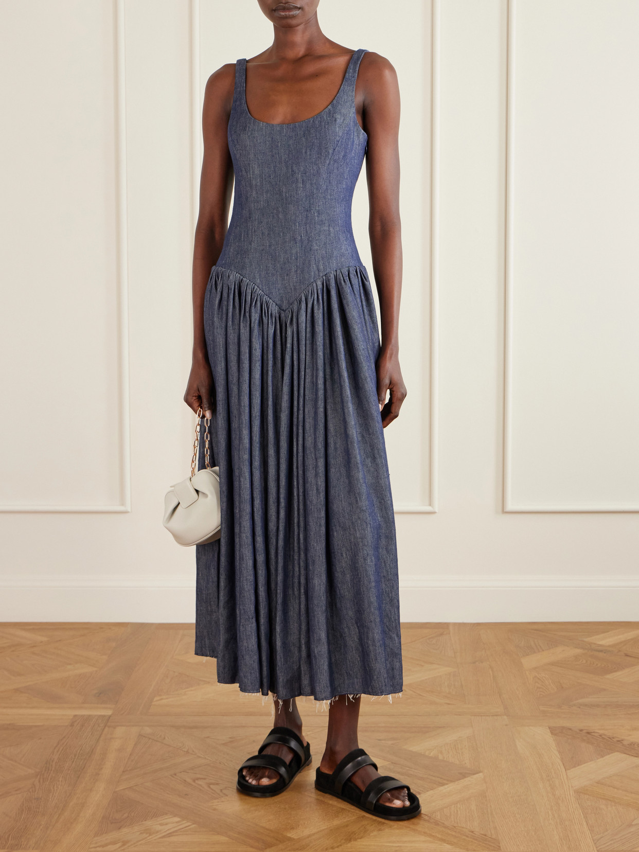 GABRIELA HEARST Soft Demi Leather Clutch