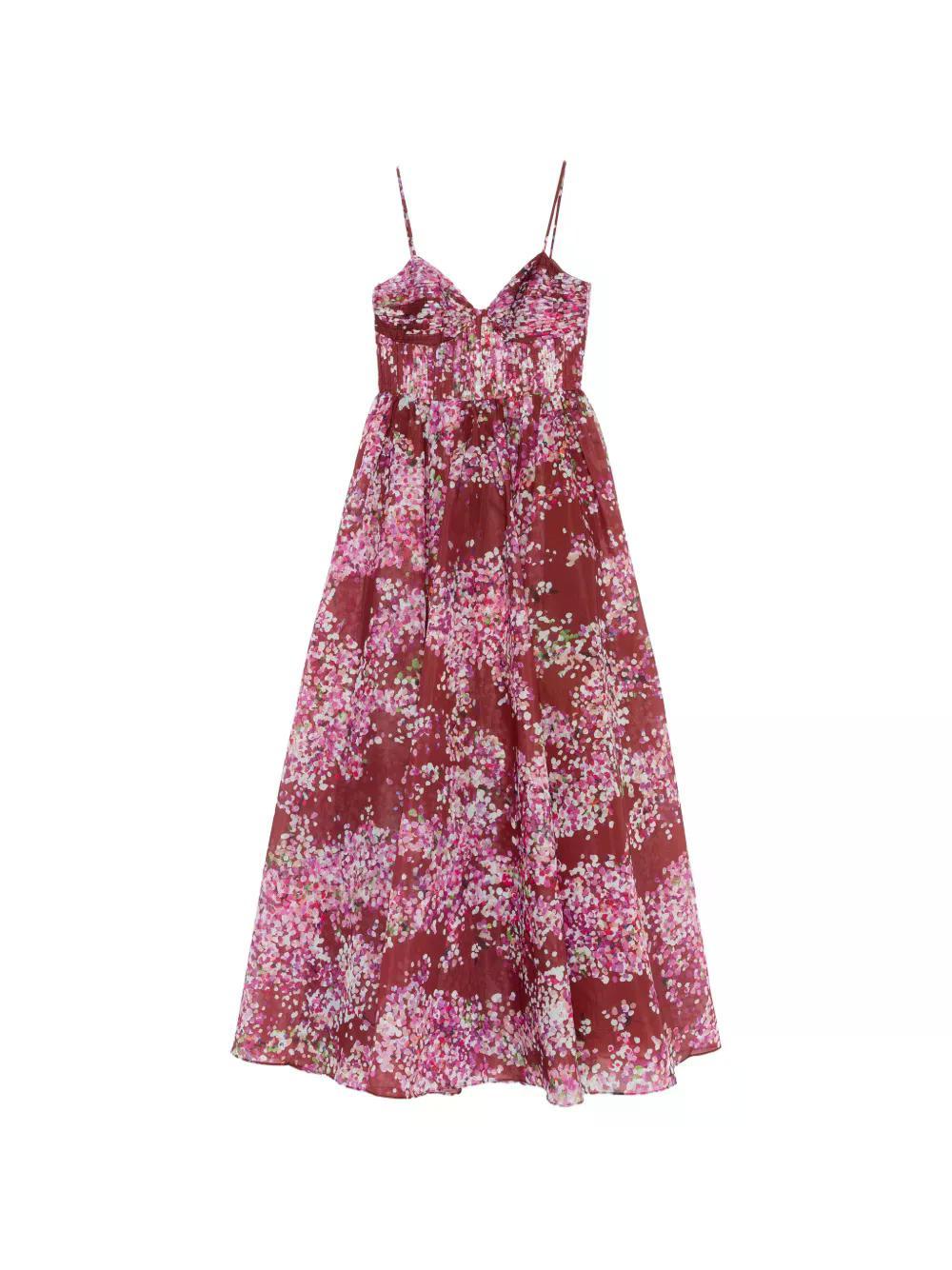 knee length dresses for ladies Aje Evangeline Cornelli Midi main image 0