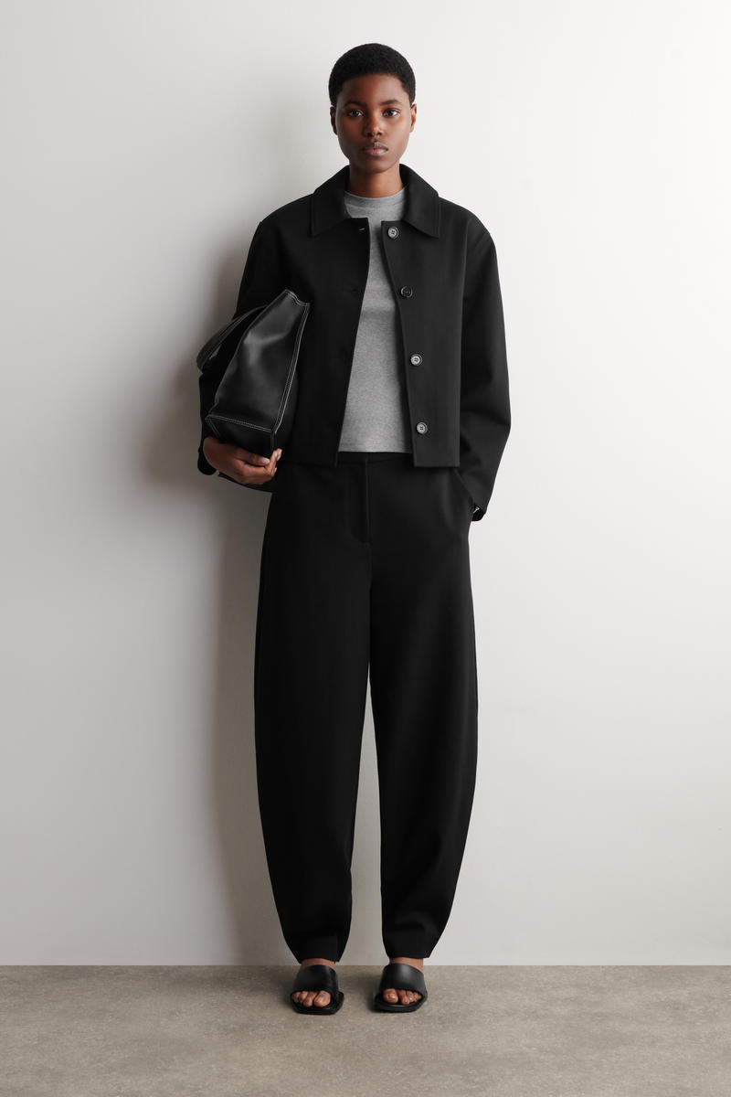 COS rounded jersey jacket