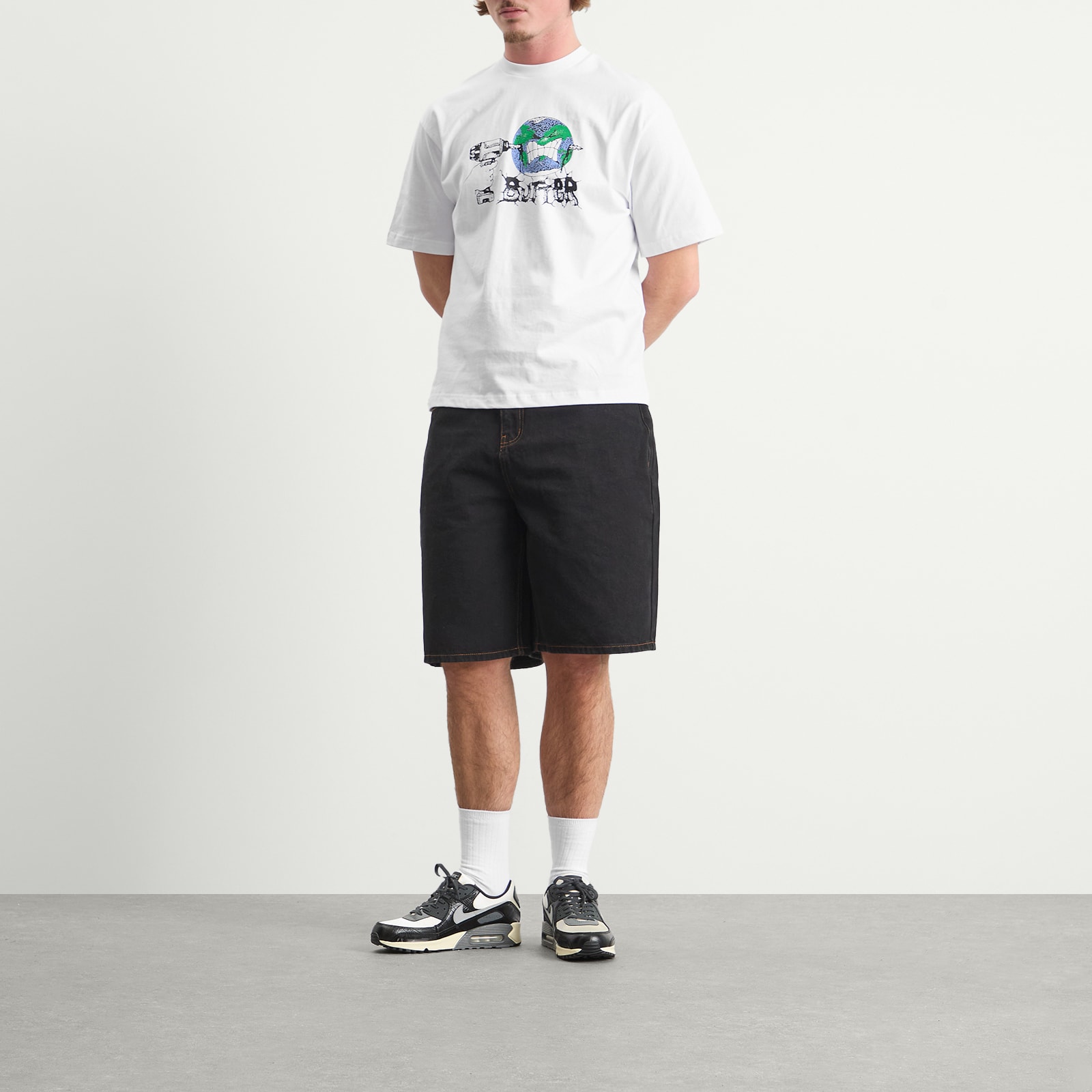 BUTTER GOODS drill t-shirt