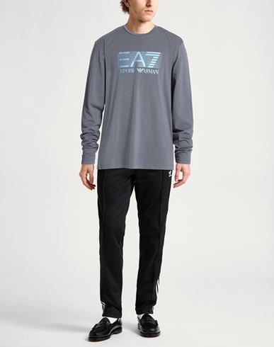 EA7 man t-shirt white size xxl cotton, elastane